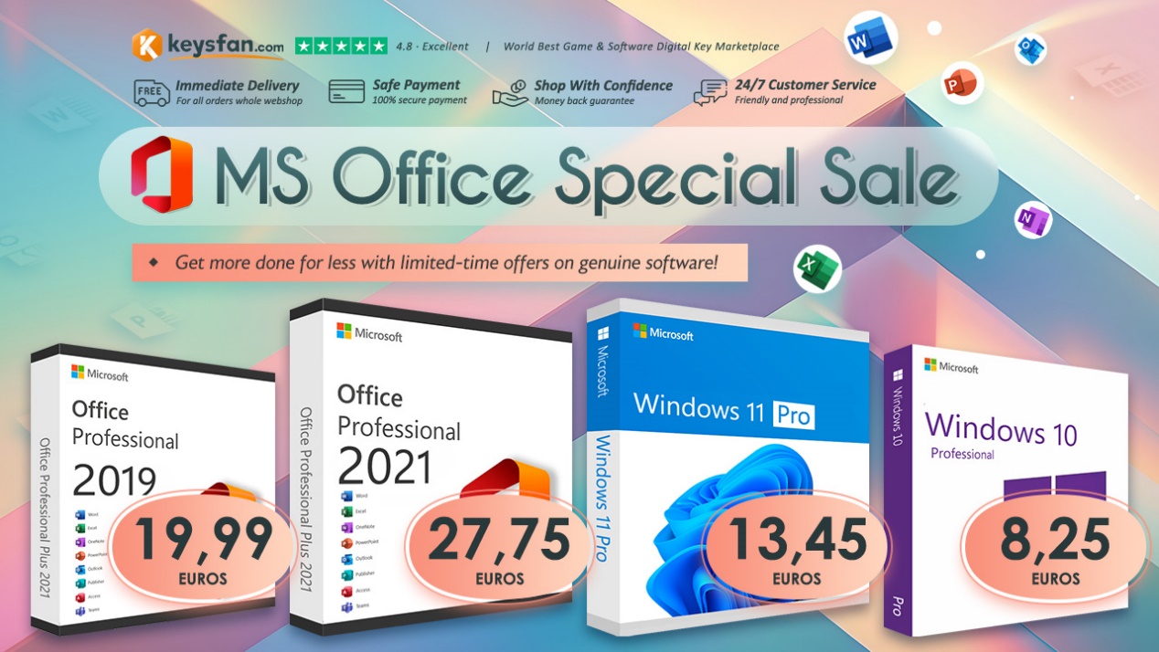Velika akcija! Microsoft Office 2021 već od 17 EUR, Windows 11 za 13 ...