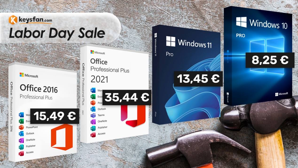 Akcija za praznik rada! Office i Windows 11 već od 10.95 EUR po licenci ...